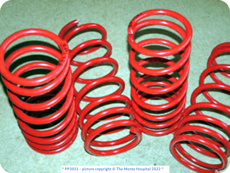 Suspension and Steering | Front Springs, -25mm, +20%, Dual Rate, pair ...